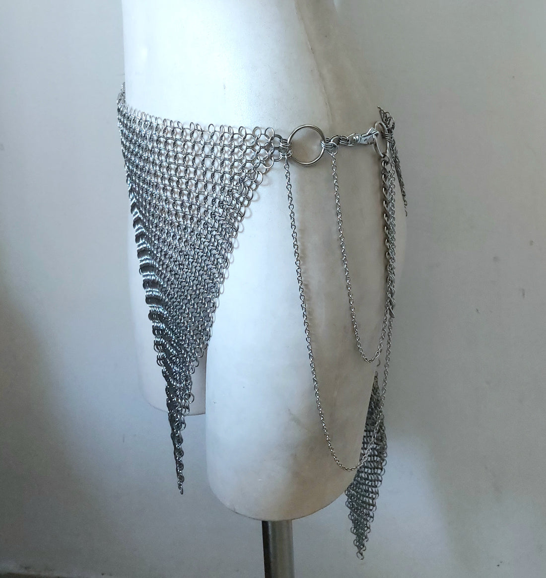 Long Chainmail Bottom Red Sonya Loin cloth – syntheticdaisydesign